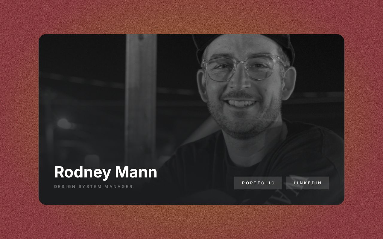 Rodney Mann | UX Manager